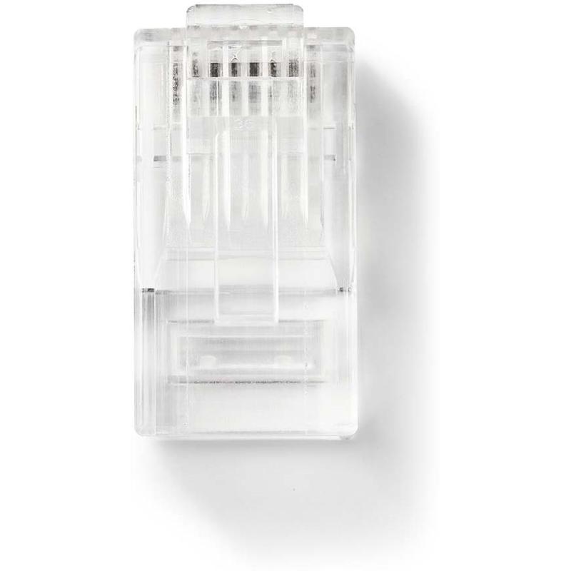 Nedis RJ45-Connector RJ45 Pass Through Stranded UTP CAT5 Straight Gold ...