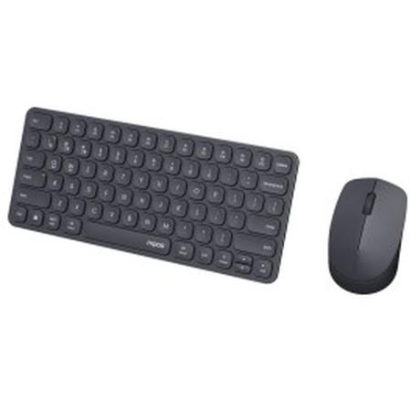 Rapoo 9010m Keyboard + Mouse Comboset Qwerty(NL) Black